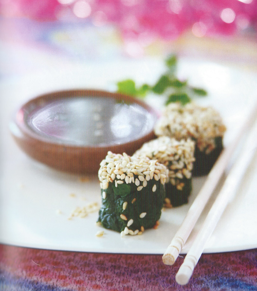 Sesame Spinach Sushi